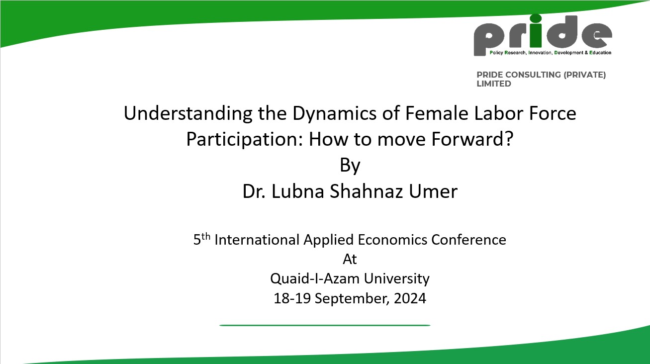 Understanding the Dynamics of Female Labor Force Participation: How to ...